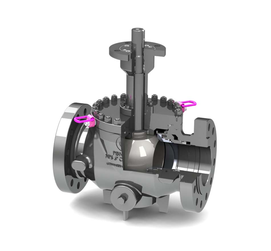 PIBIVIESSE - Top Entry Trunnion Mounted On-Off Low Temperature Ball Valve